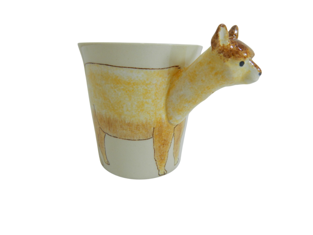 Ceramic Mugs - Brown Alpaca - OnTradeWinds.co.uk